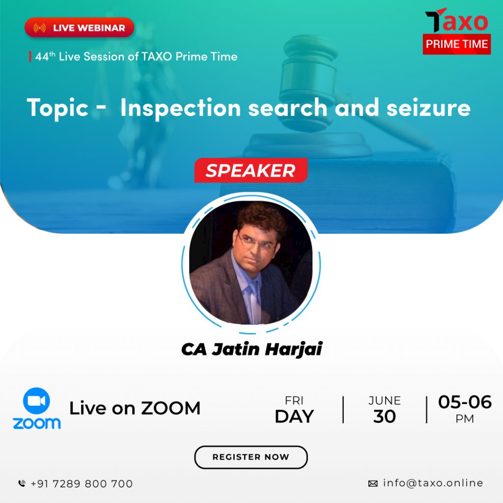 44th Session of TAXO Prime Time - TaxO