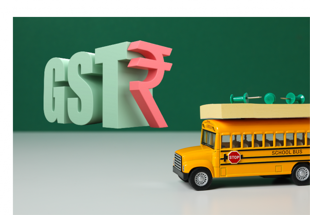19.09.2023: School bus fees exempt from GST - TaxO