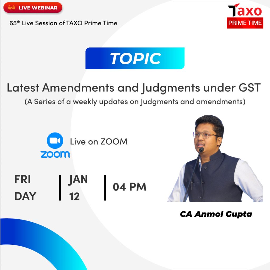 65th Session of TAXO Prime Time - TaxO